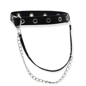 Private Label | Accessories | Nwt Black Adjustable Chain Detail Belt ...